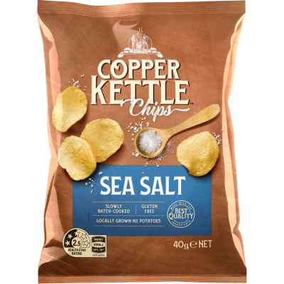 Copper Kettle Sea Salt Potato Chips 40g